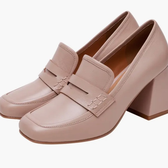 Lisa Vicky | Shoes | Lisa Vicky Moxie Pink Blush Nude Sheep Napa Block ...